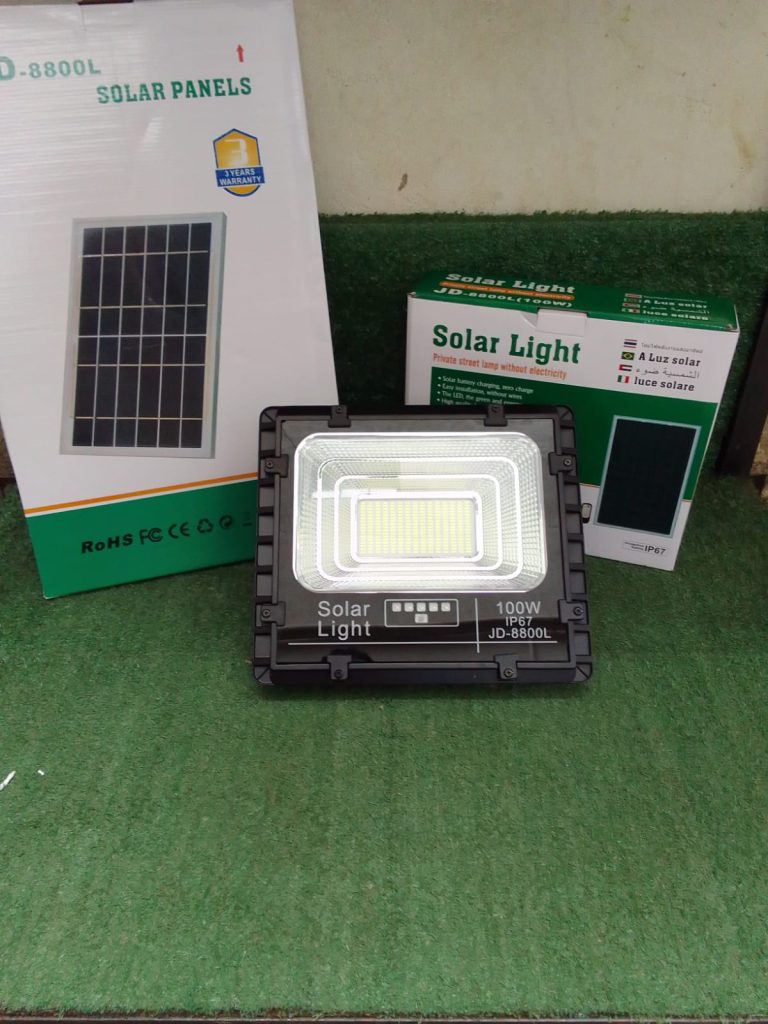 JD Solar Floodlights 100W – Damany Solar